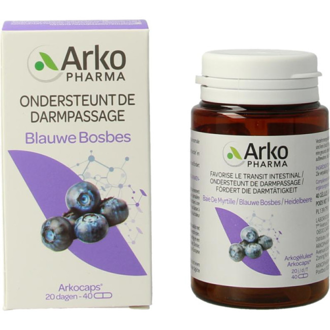 Blauwe Bosbes (40 caps.) van Arkocaps