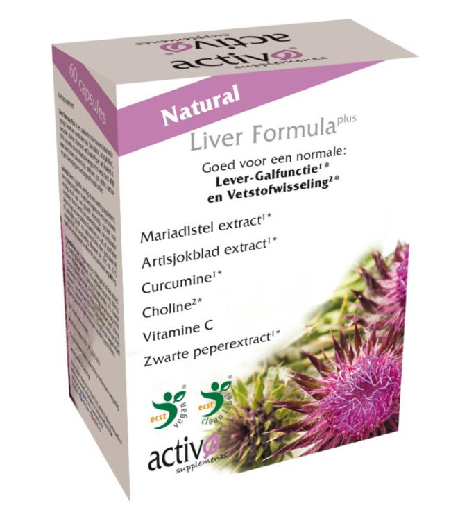 Liver formula plus van Activo (60vcaps)