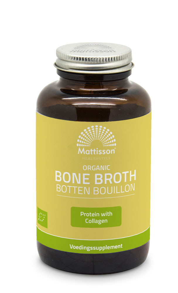 Organic Bone Broth capsules van Mattisson (180 capsules)
