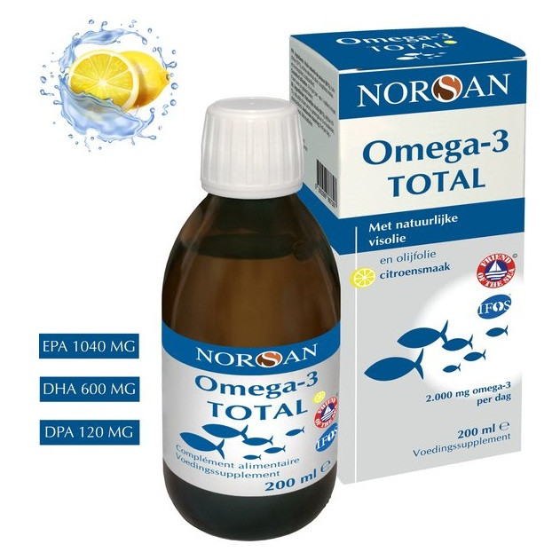Omega-3 Total Olie van Norsan :200 Milliliter